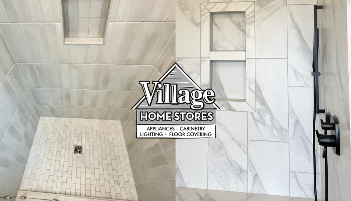 Two Custom Tiled Showers in Kewanee, Illinois | Village Home Stores