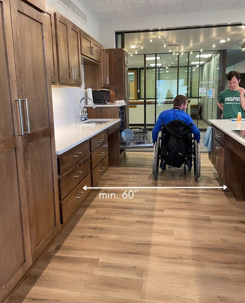 New Accessible Kitchen Design at Inspire Continuing Care in Geneseo, IL ...